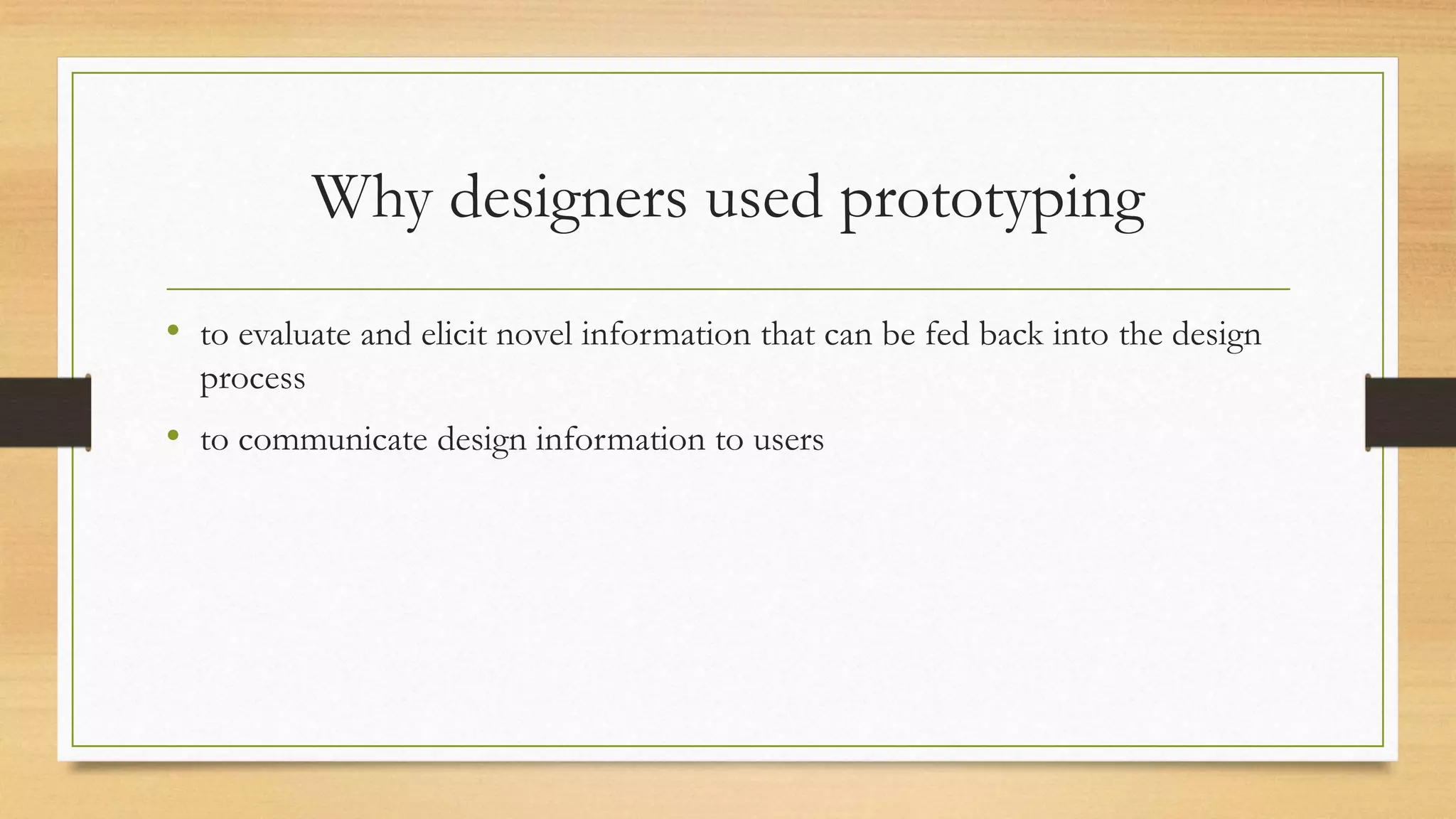 Prototype in HCI | PPTX