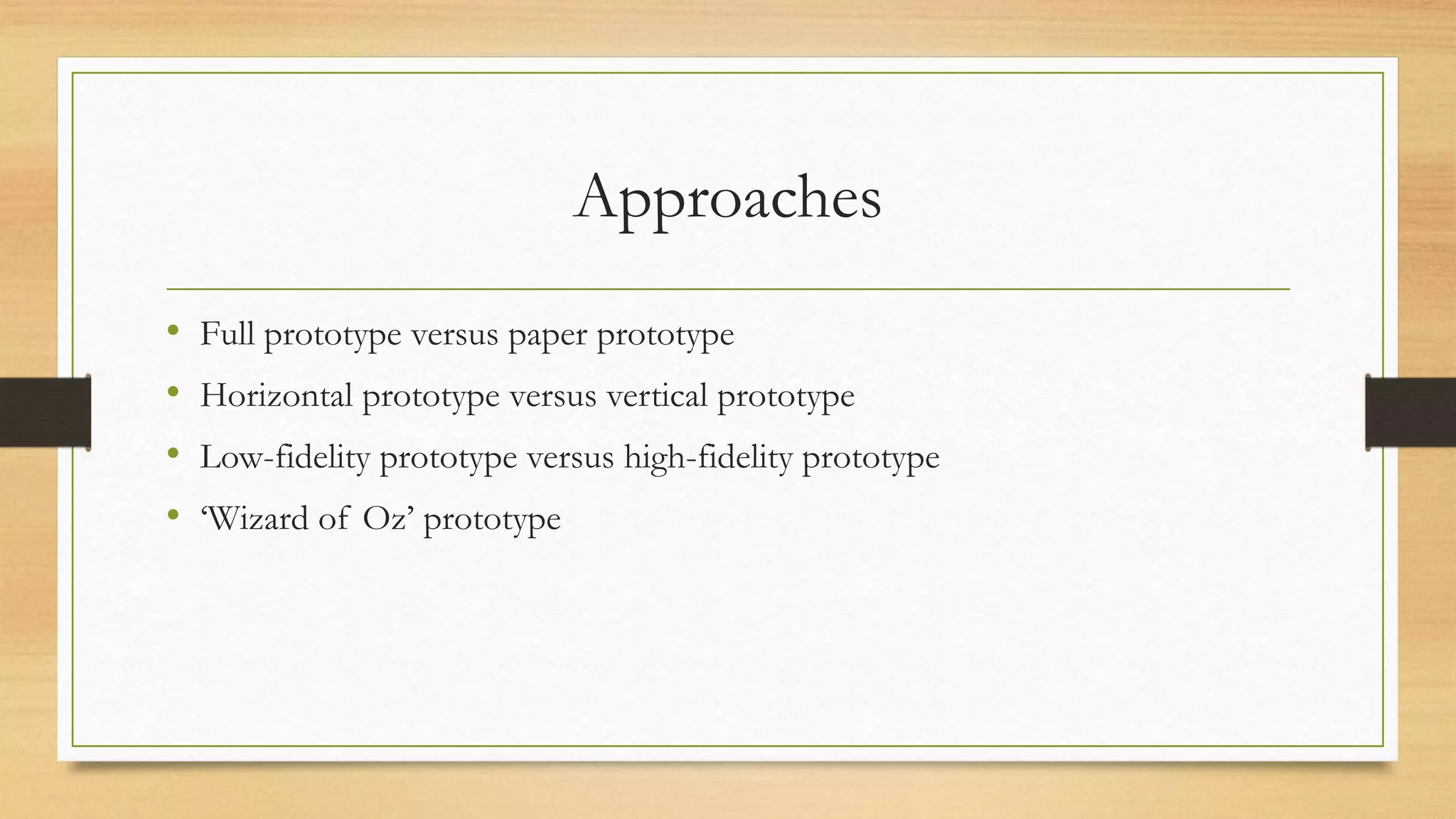 Prototype in HCI | PPTX