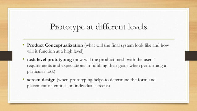 Prototype in HCI | PPTX | Technology & Computing