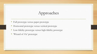 Prototype in HCI | PPTX