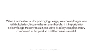 Strengthening Circularity in the Packaging Chain | PDF | Logistics ...