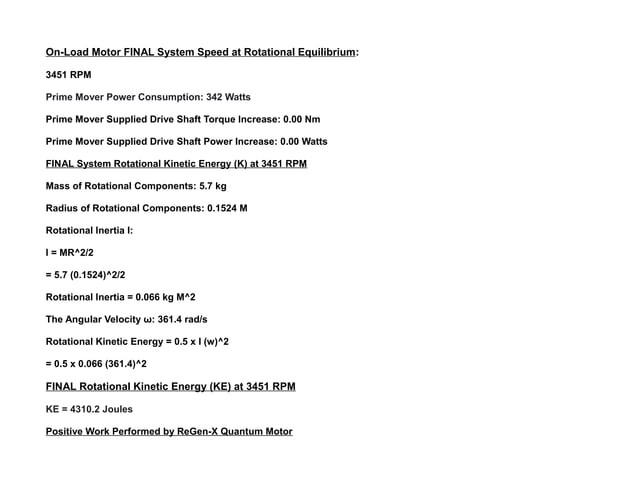 Prototype #2 MIT TESTING PROTOCOL - INFINITE EFFICIENCY ReGenX ...
