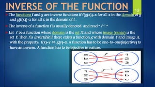 function on mathematics | PPT