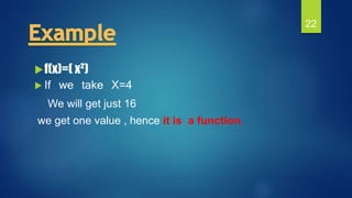 function on mathematics | PPT