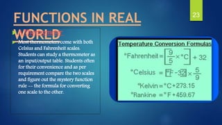function on mathematics | PPTX