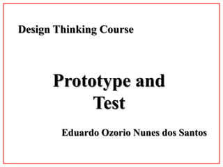 Prototype and test | PPT