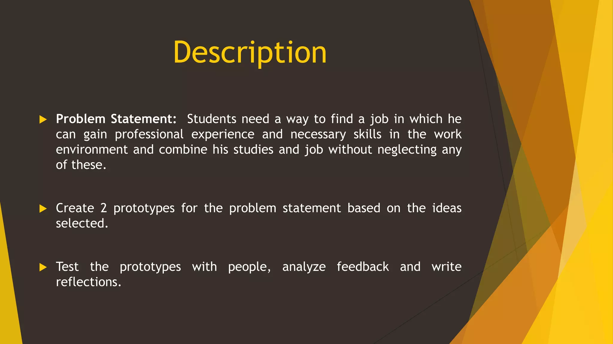 Prototype and test | PPTX | Resume Writing and Advice | Job Search