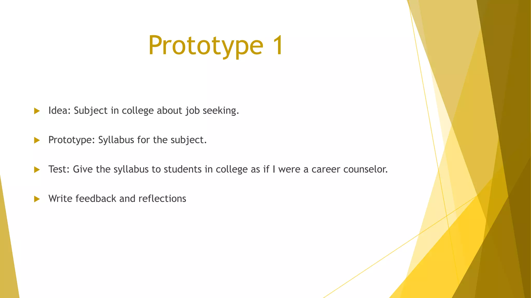 Prototype and test | PPT