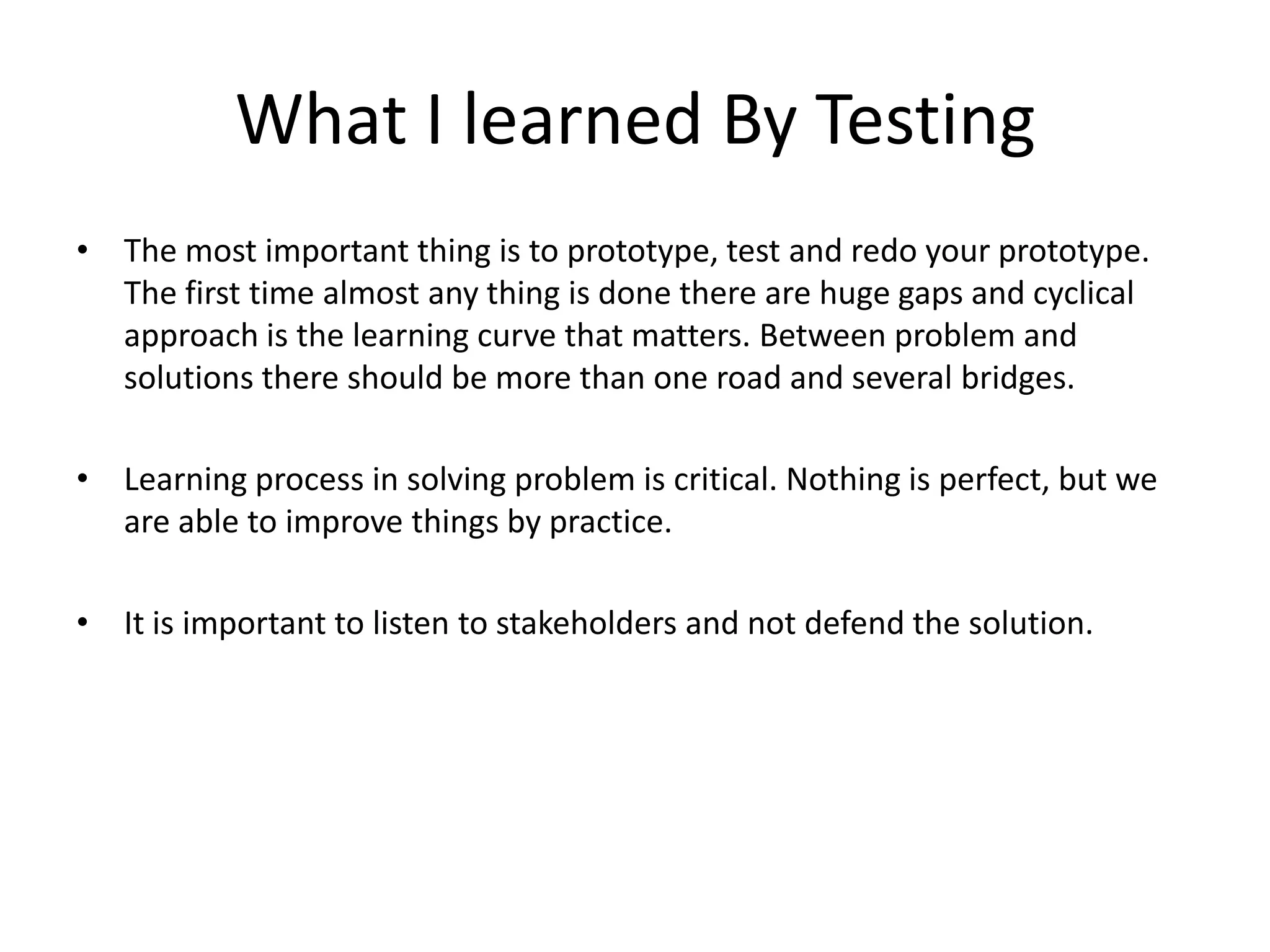 Prototype and test | PPTX