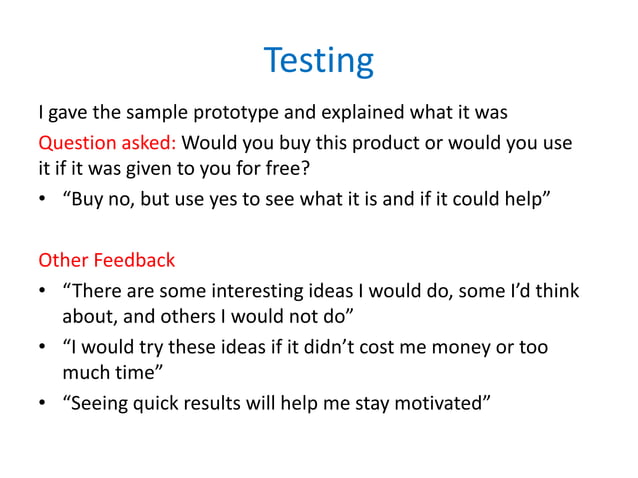 Prototype and test | PPT