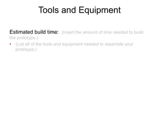 Prototype Build Procedure Template | PPTX
