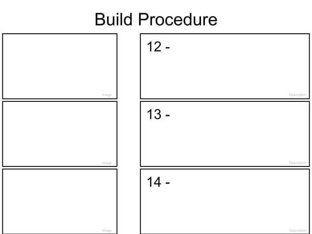 Prototype Build Procedure Template | PPTX