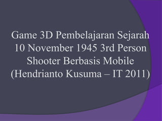 Analisa Tugas Akhir Design Thinking (Prototype dan test) | PPTX