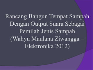 Analisa Tugas Akhir Design Thinking (Prototype dan test) | PPTX