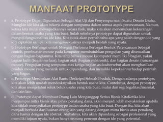 PROTOTYPE DESAIN KREATIFNAsndfasnf aanfsa | PPTX