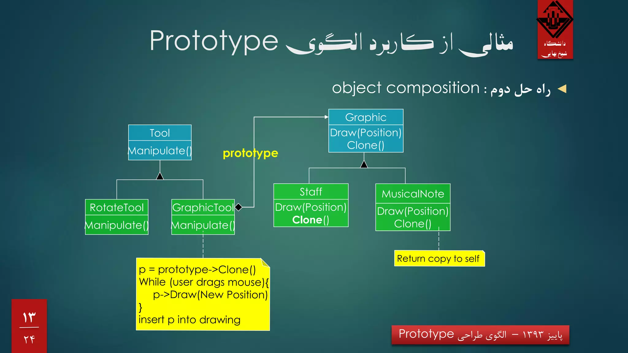 Prototype design pattern - الگوی طراحی Prototype | PPT