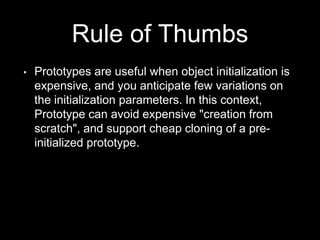 Prototype design patterns | PPTX