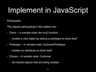 Prototype design patterns | PPTX