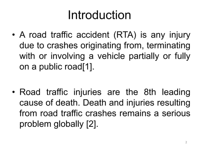 Prototype for health education program on prevention & control of Road ...
