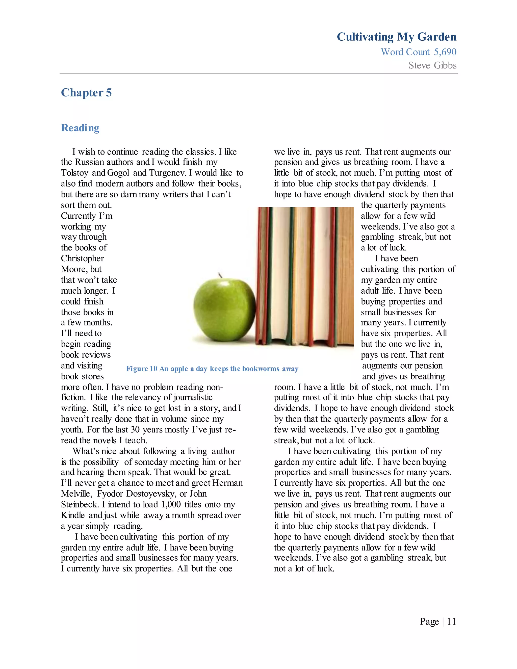 Prototype gibbs cultivate my garden essay | DOCX