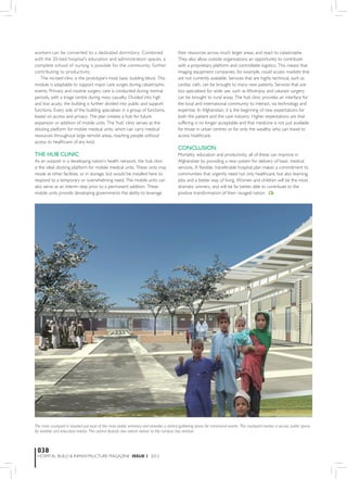 Prototype in afghanistan-Hospital Build Apr 2013 | PDF