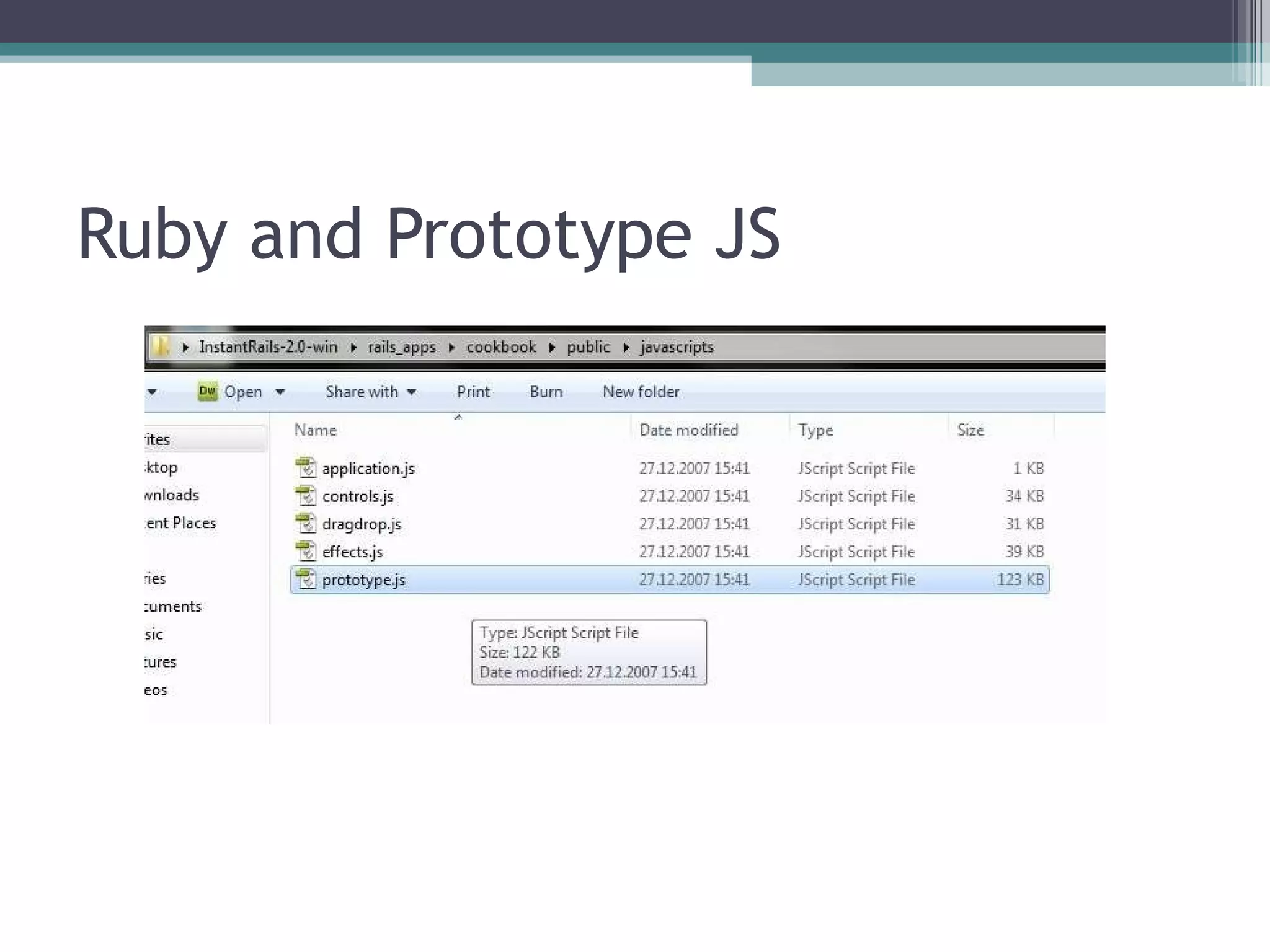 Prototype Js | PPT