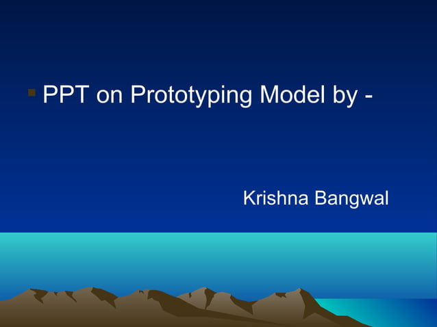 Prototype model | PPT