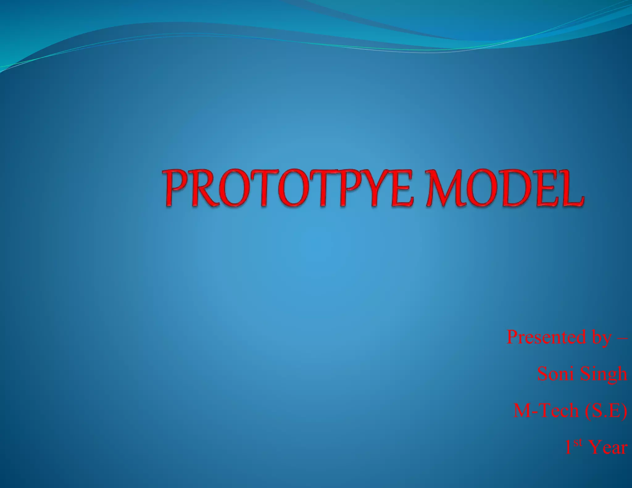 Prototypemodel in SDLC ppt | PPTX | Web Development | Internet