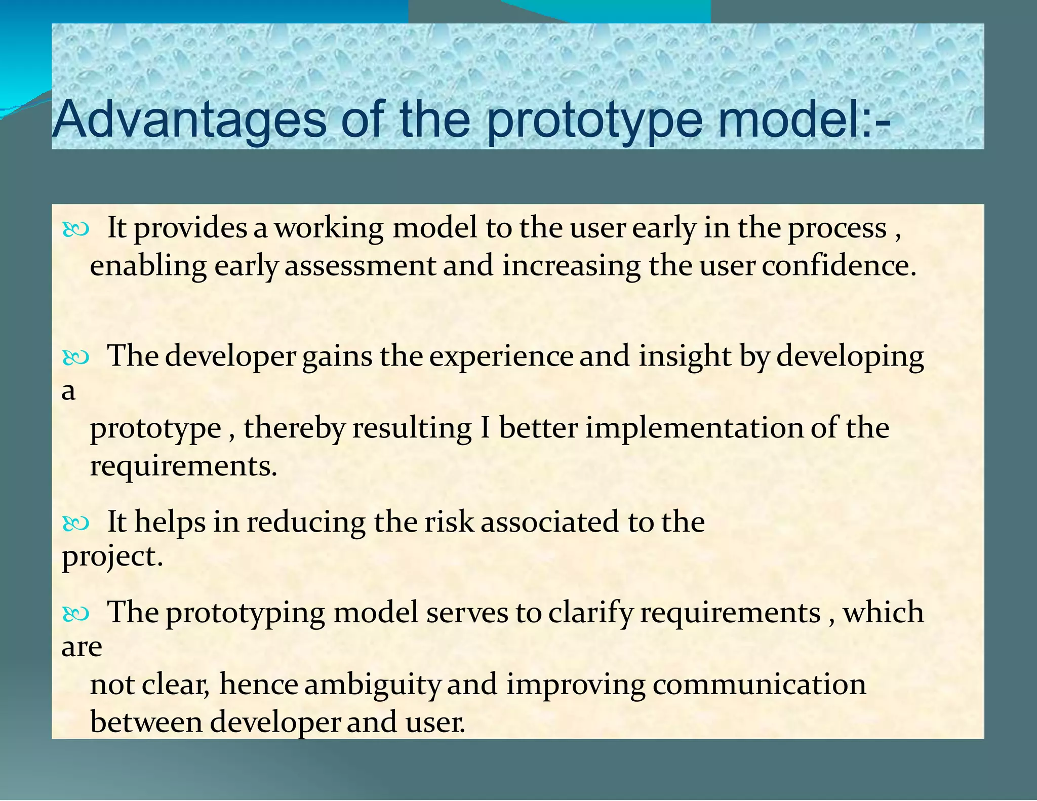 Prototypemodel in SDLC ppt | PPTX | Web Development | Internet