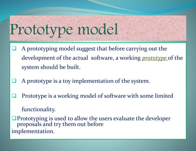 Prototype model | PPT