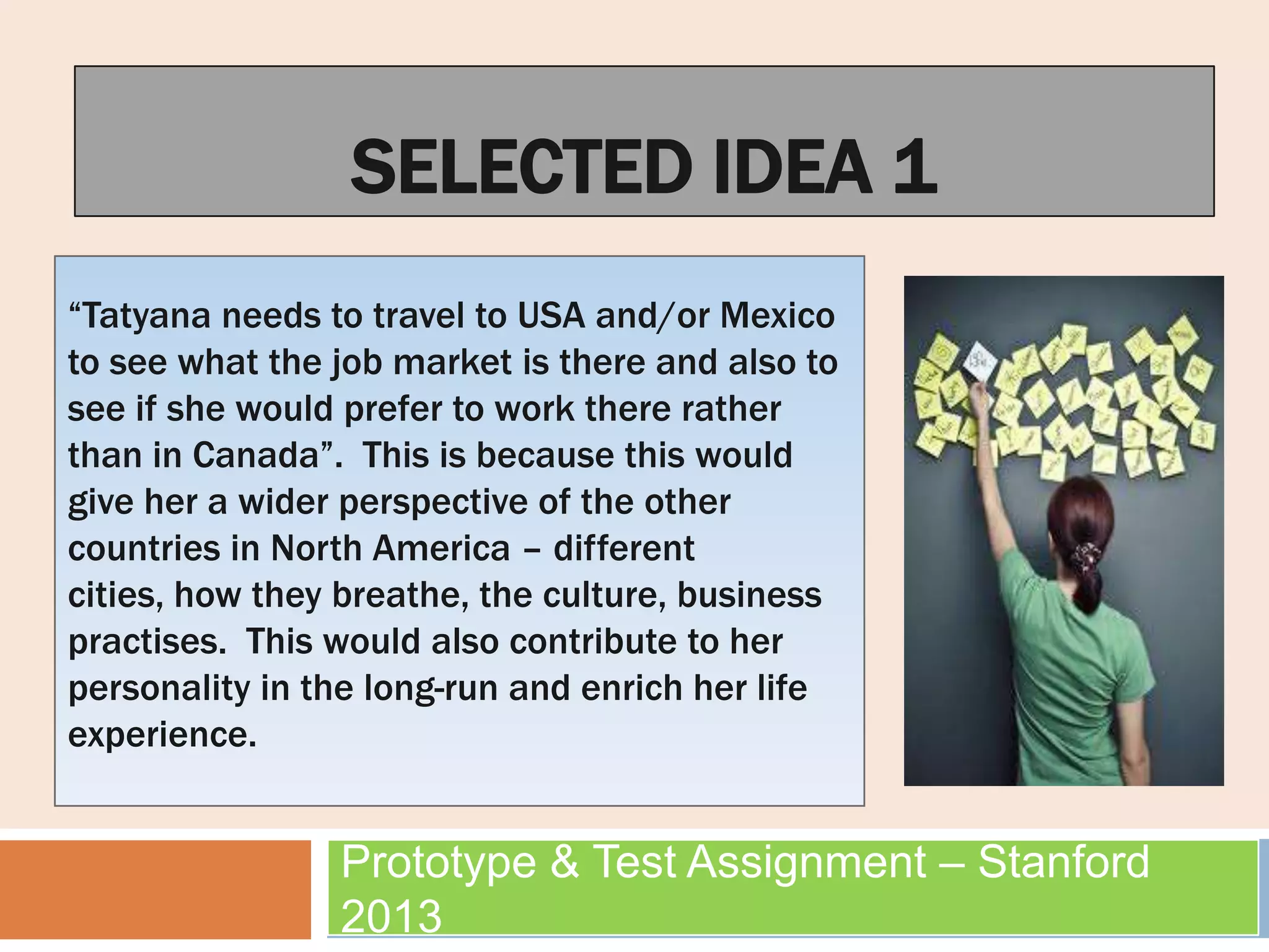 Prototype & Test Assignment - Stanford 2013 | PPTX
