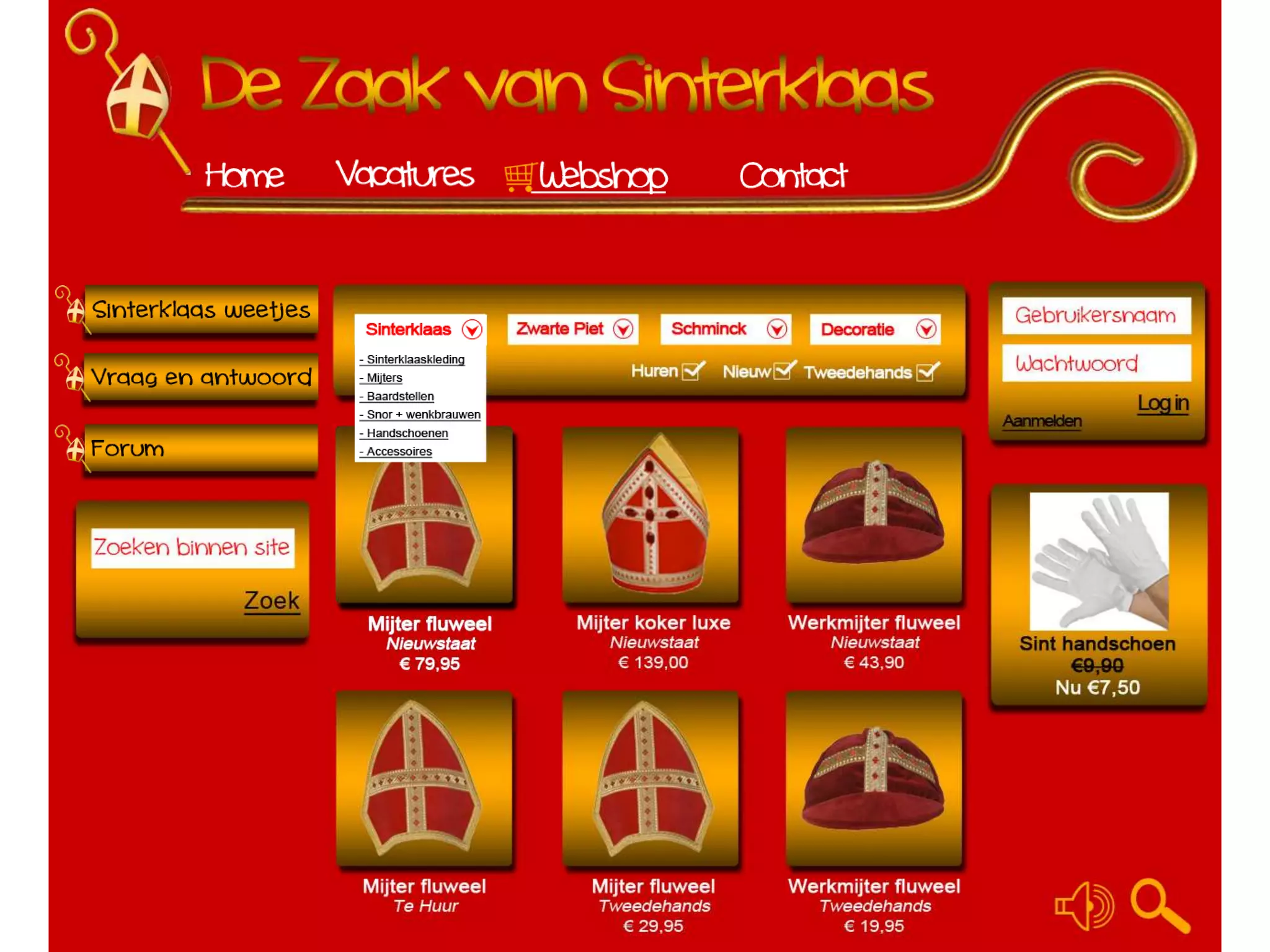 Prototype Zaak van Sinterklaas | PPTX