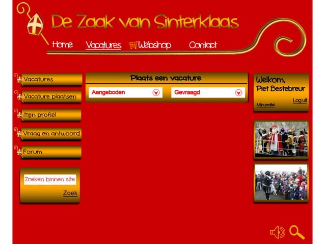 Prototype Zaak van Sinterklaas | PPTX