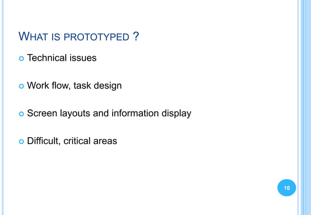 Prototyping | PPTX | Web Development | Internet