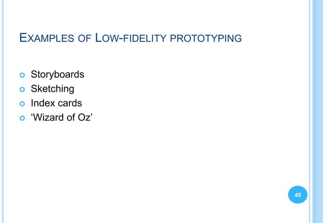 Prototyping | PPTX | Web Development | Internet