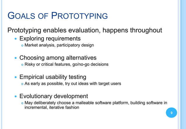 Prototyping | PPTX | Web Development | Internet
