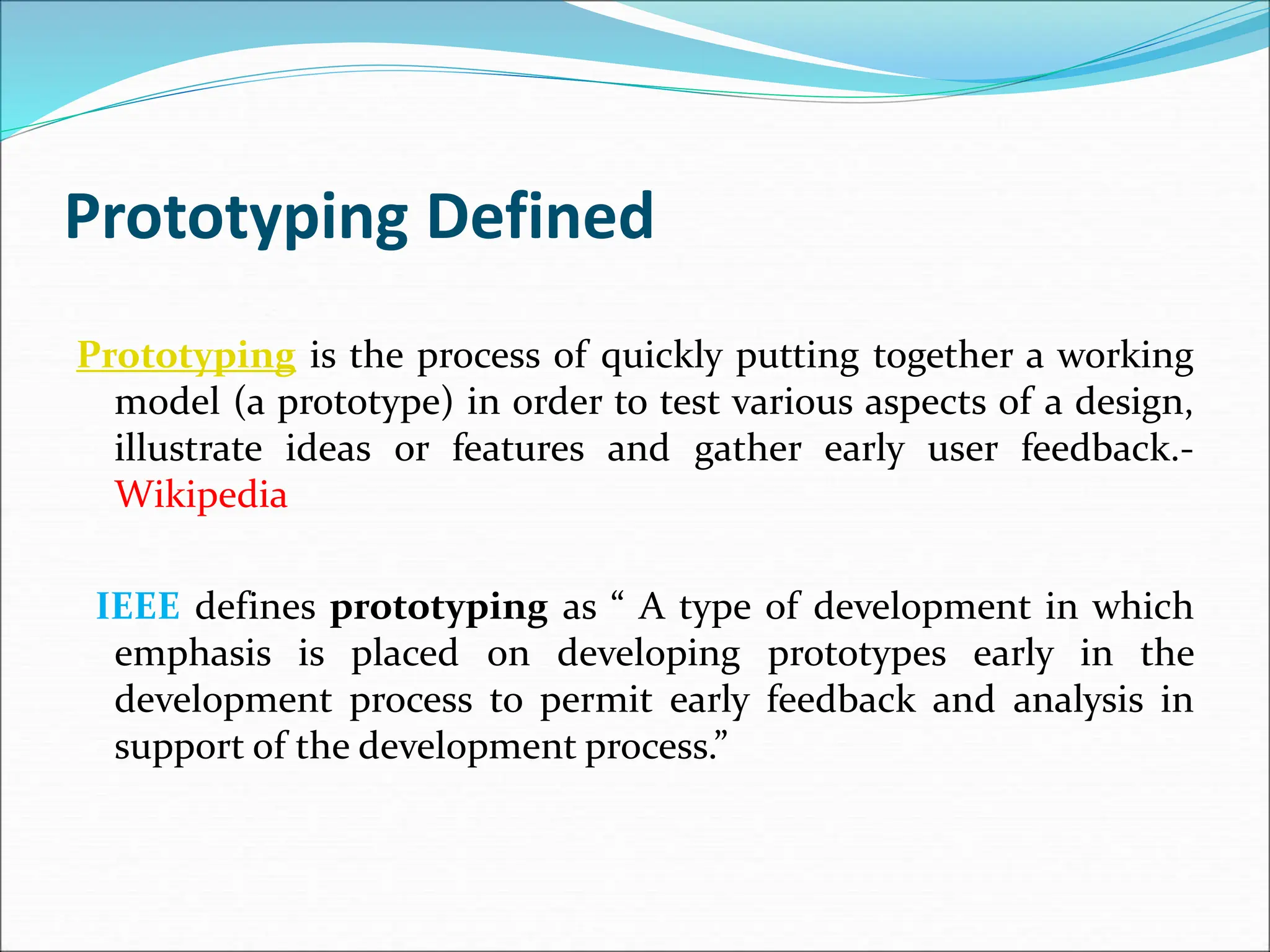 Prototyping.eveningclass.ppt | Technology & Computing