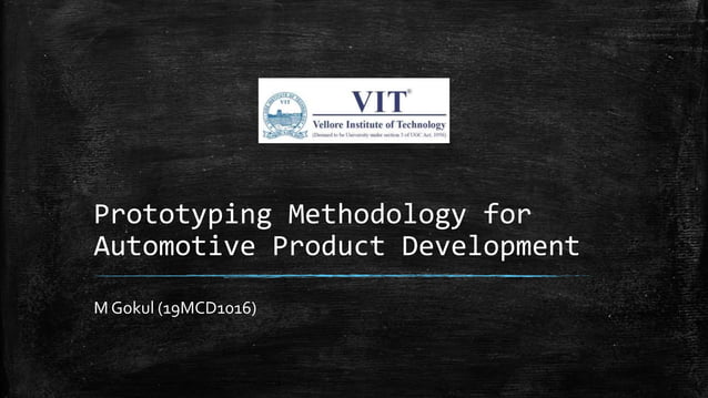 Prototyping methodology for automotive product development | PPTX ...