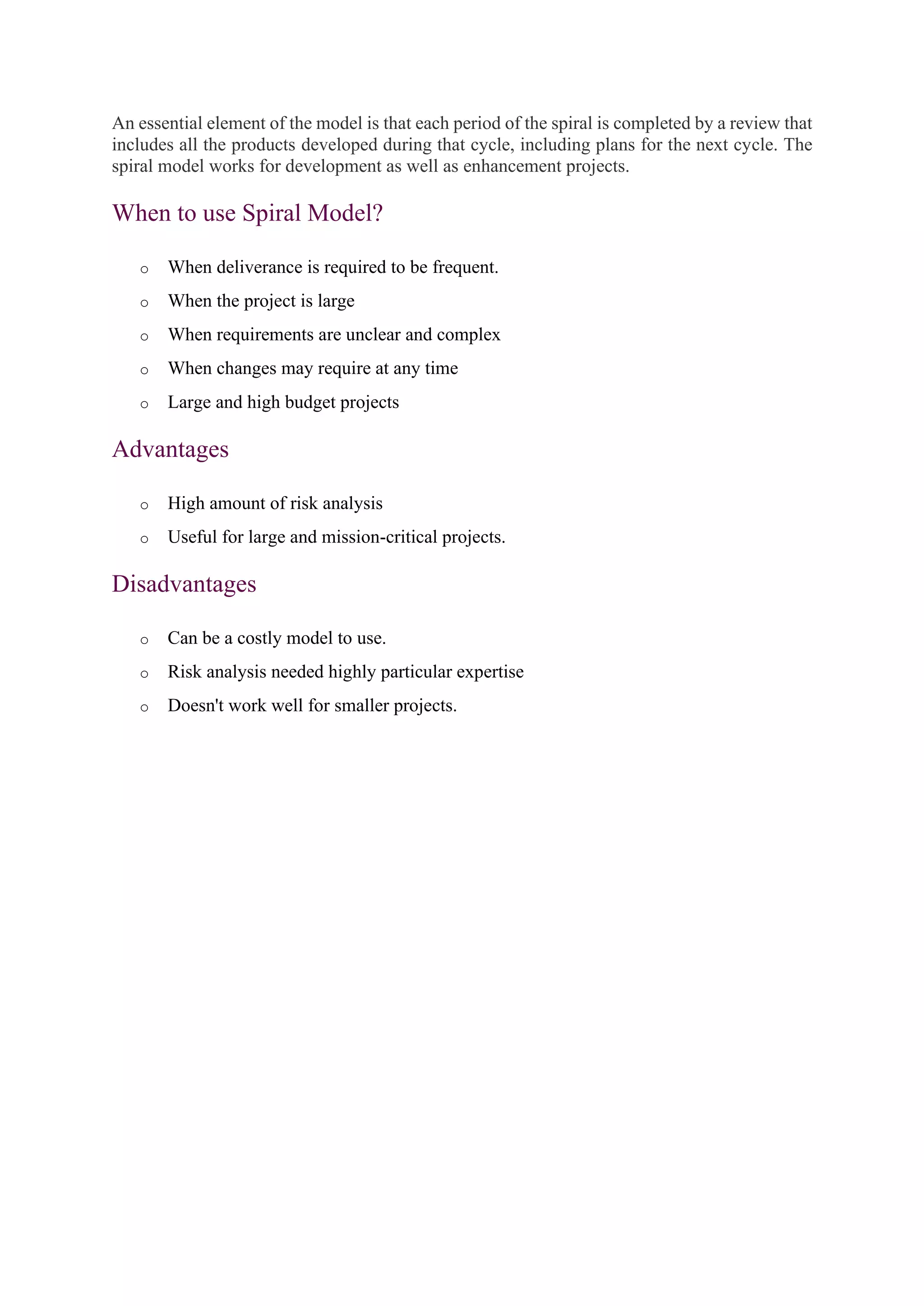 Prototyping model, Evolution and spiral models.pdf | Free Download