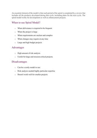 Prototyping model, Evolution and spiral models.pdf