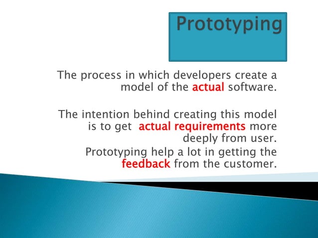 Prototyping (presentation) | PPT