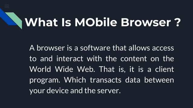 Mobile Browser App | PPT