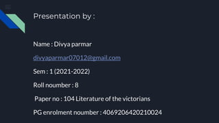 The importance of Being Earnest by Oscar Wilde | PPTX