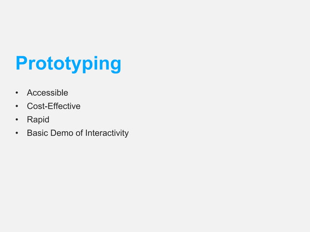 User Experience Prototyping | PPT