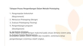 Prototyping and Spiral Method | PPTX
