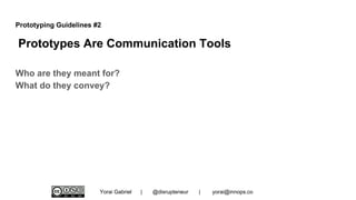 Prototyping strategies - Handout | PPT