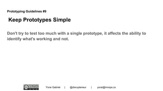 Prototyping strategies - Handout | PPT