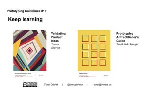 Prototyping strategies - Handout | PPT
