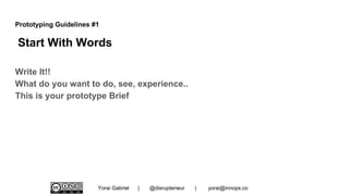 Prototyping strategies - Handout | PPT