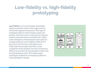 Design Thinking : Prototyping & Testing | PPTX